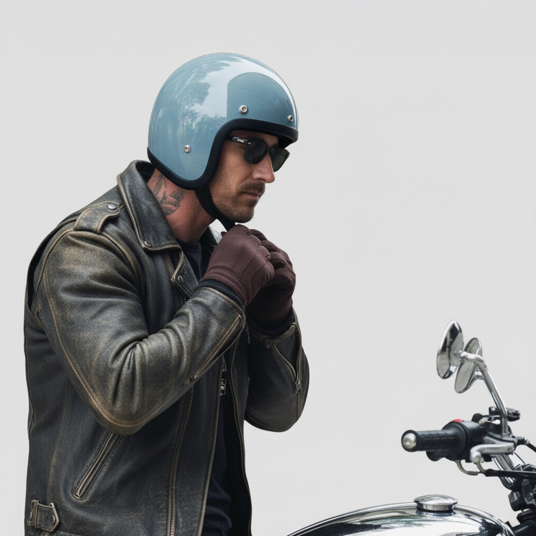 Low Profile Vintage Motorcycle Helmet – RebelXion